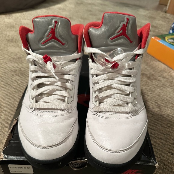 Jordan | Shoes | Jordan Retro 5 Fire Res Silver Tongue Size 85 | Poshmark